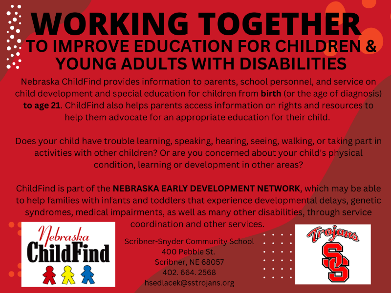 Scribner-Snyder Community Schools - Nebraska ChildFind